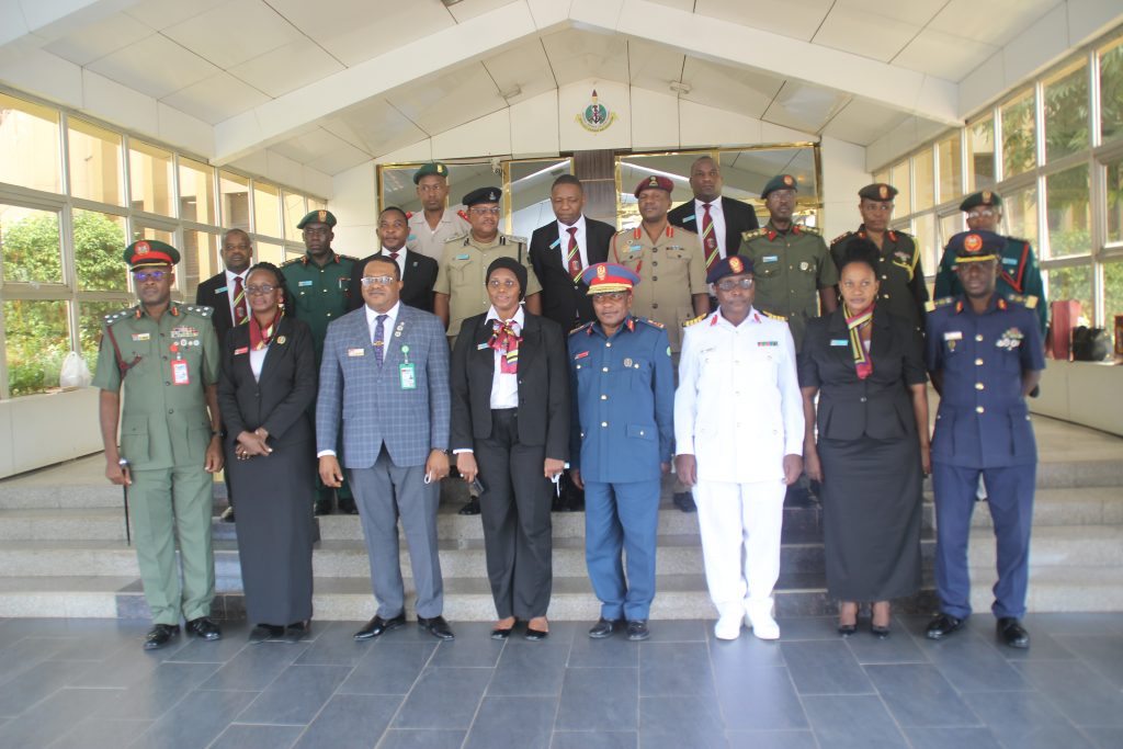 Tanzania National Defence College Pays Courtesy Visit To The Commandant ...
