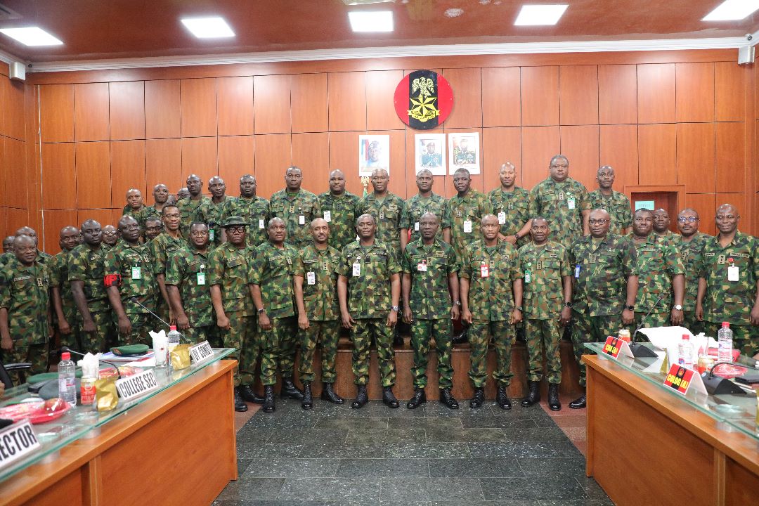 The NDC Commandant Led Nigeria Army Participants of NDC Course 31 for the Presentation of the ...