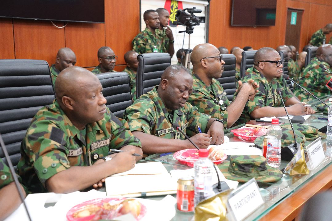 The NDC Commandant Led Nigeria Army Participants of NDC Course 31 for the Presentation of the ...