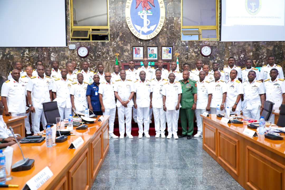 The NDC Commandant Led Naval Participants of NDC Course 31 for the Presentation of the Chief of ...