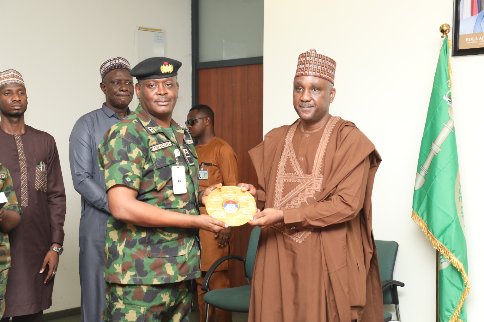 The Commandant NDC Paid a Courtesy Visit on the Speaker of The House of ...