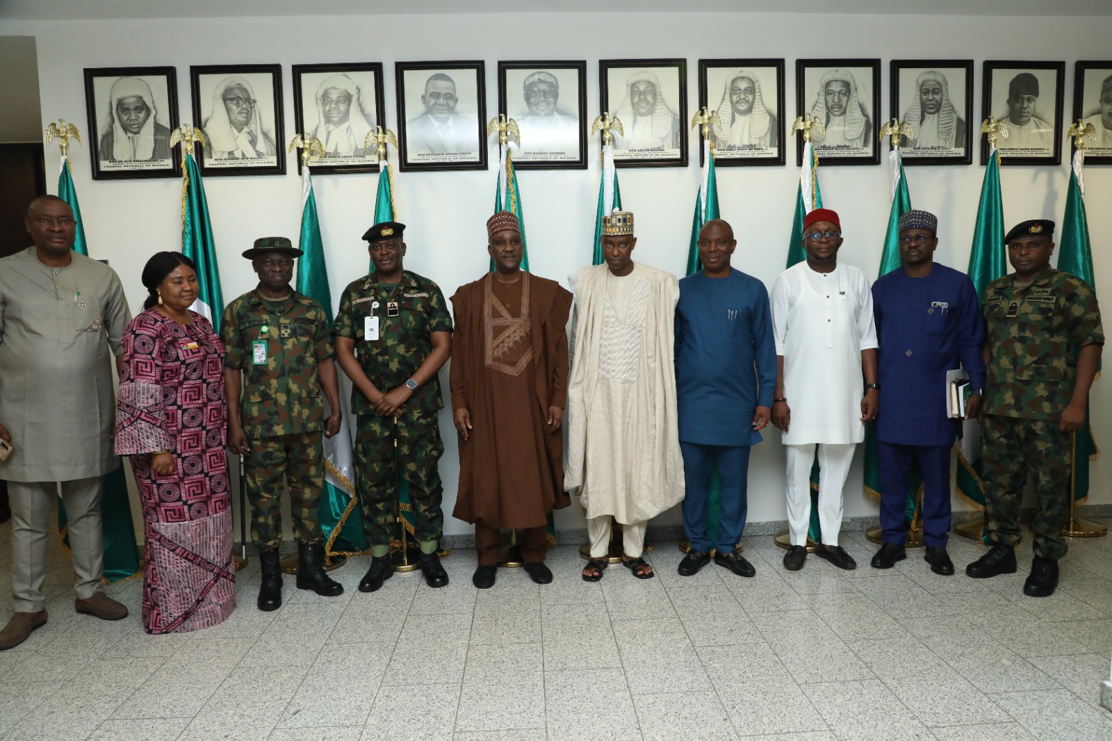 The Commandant NDC Paid a Courtesy Visit on the Speaker of The House of ...