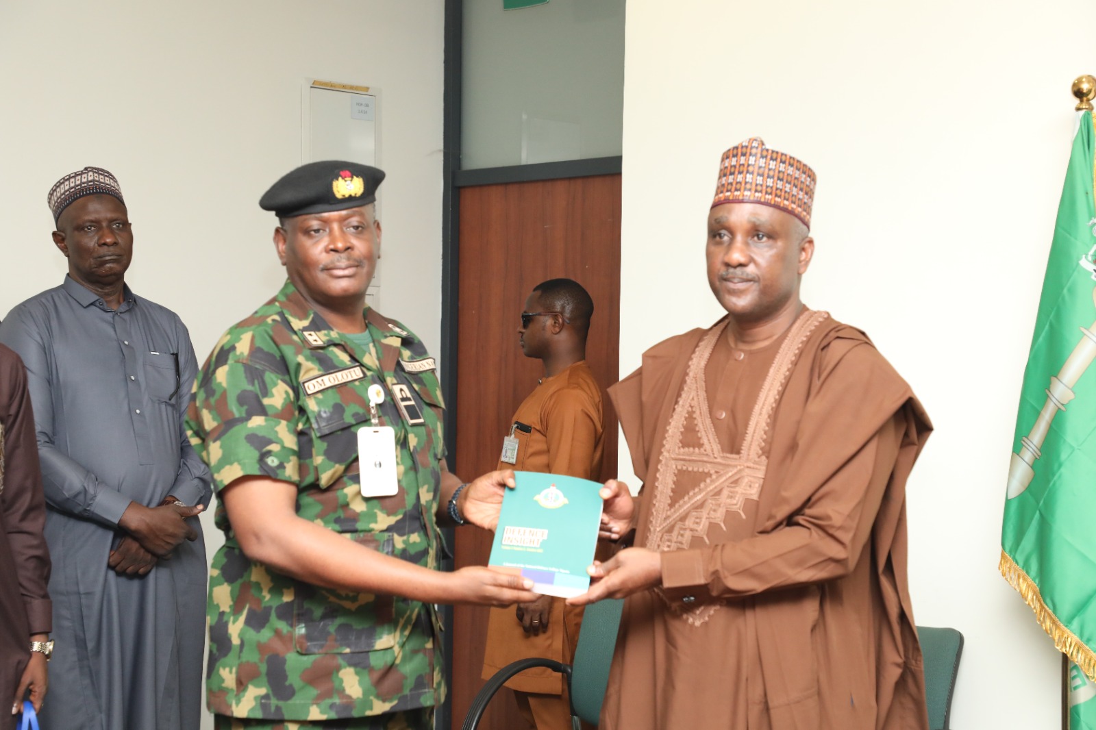 The Commandant NDC Paid a Courtesy Visit on the Speaker of The House of ...