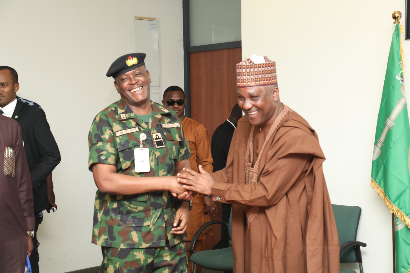 The Commandant NDC Paid a Courtesy Visit on the Speaker of The House of ...