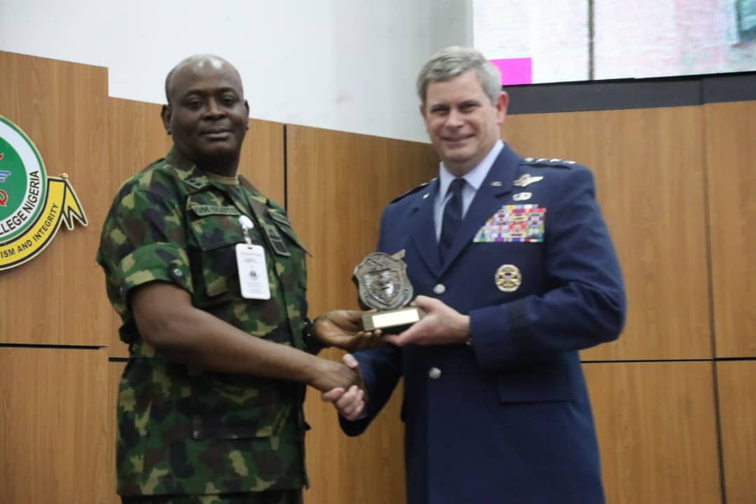 President National Defense University USA Lt Gen Michael Plehn at NDC ...