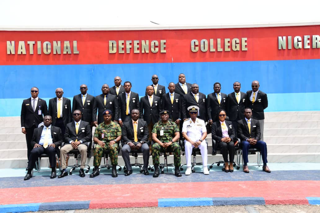 Participants of the Ghana National College of Defence Studies Course 1 visited the National ...